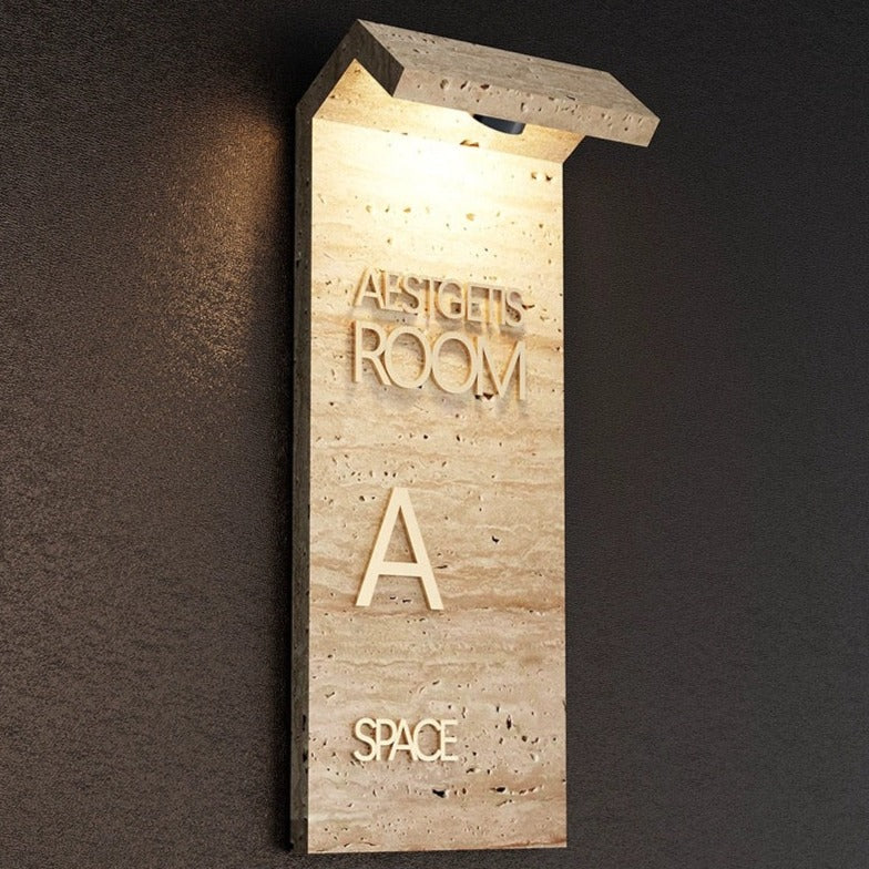 Stone & Light | Illuminated Marble Signs & Stone Lamps – Gioia Marmo Decor